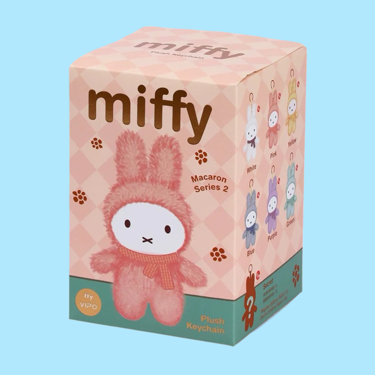 Miffy Plush Keychain Macaron Series 2 – Scribbler Cards & Gifts