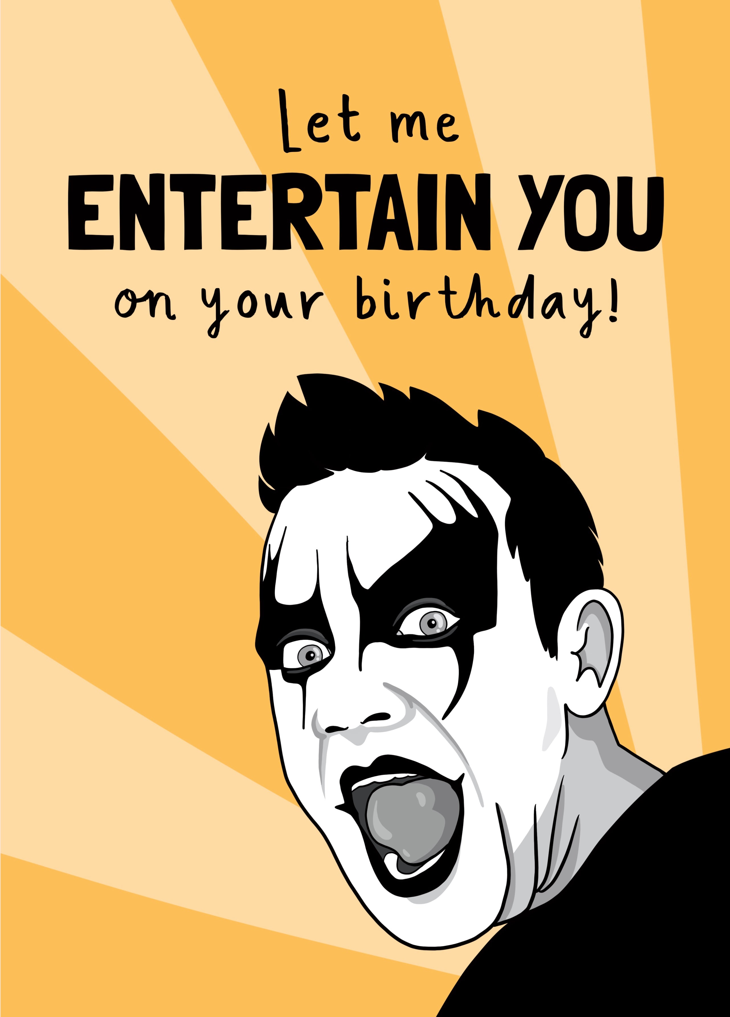 Robbie Williams Birthday Card For Music Fans – Scribbler Cards & Gifts