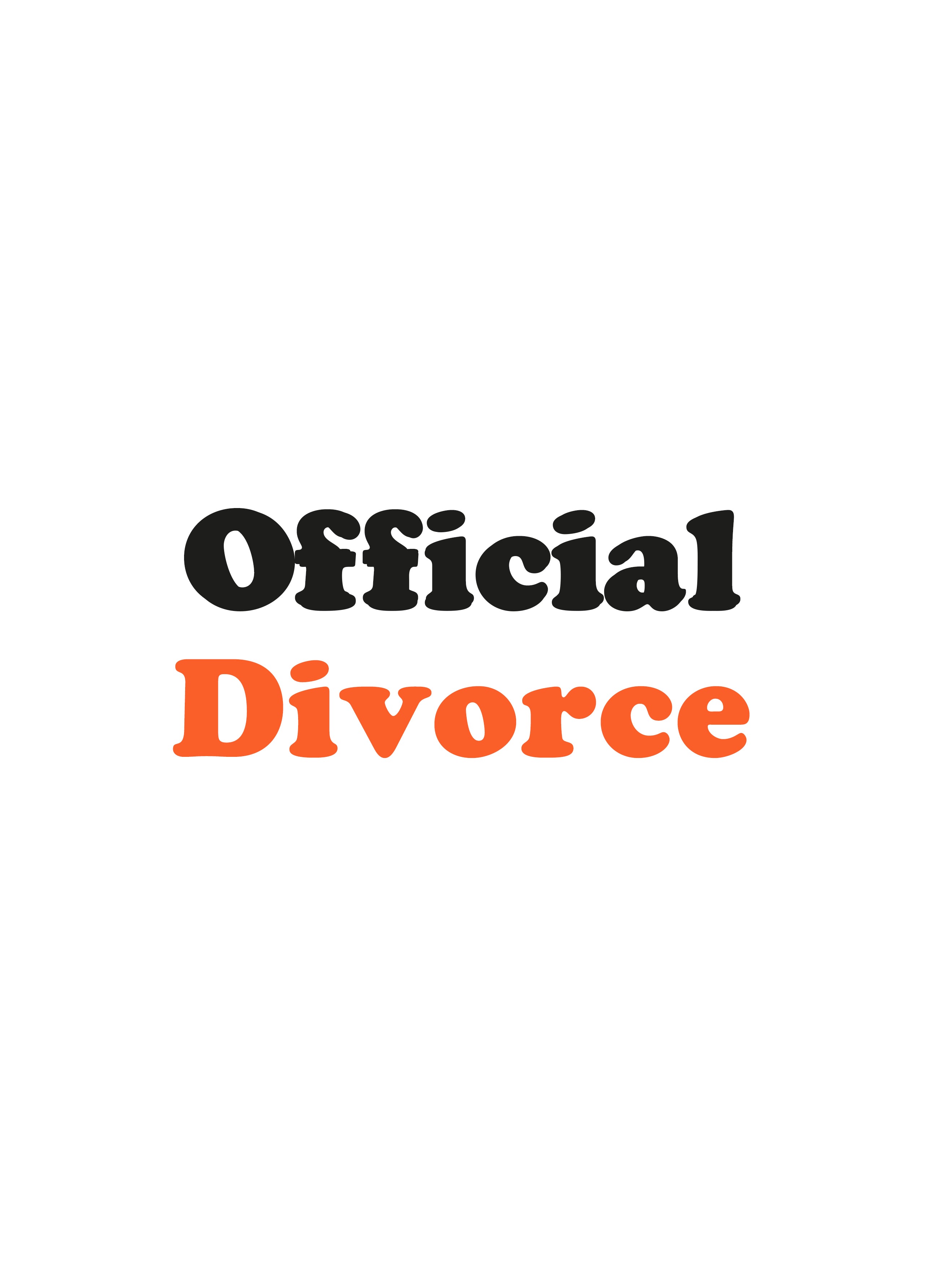 Official Divorce Card – Scribbler Cards & Gifts
