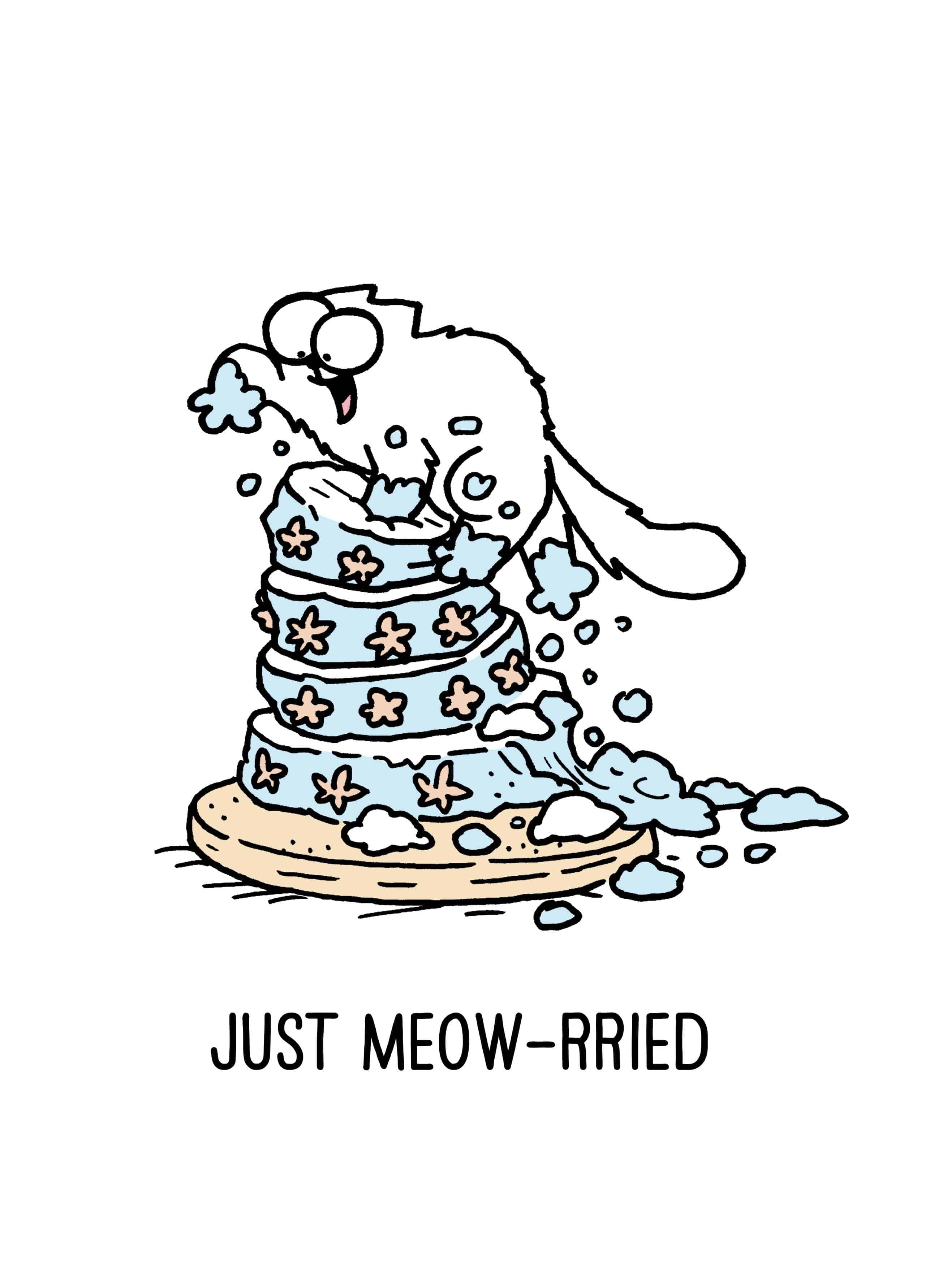 Simon's Cat Just Meow-rried Card – Scribbler Cards & Gifts