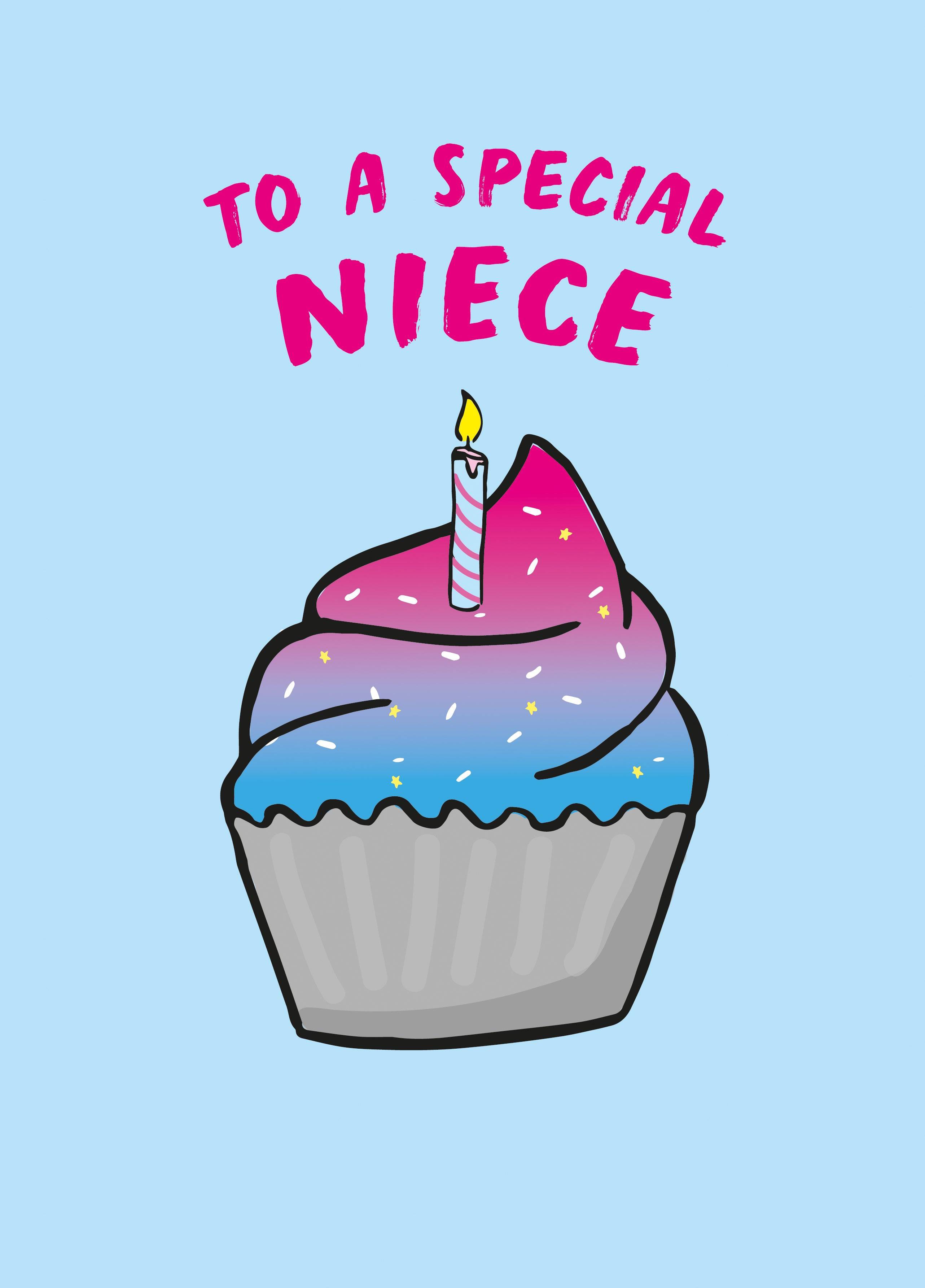 Happy Birthday Niece Clip Art Classic Birthday Card For Niece