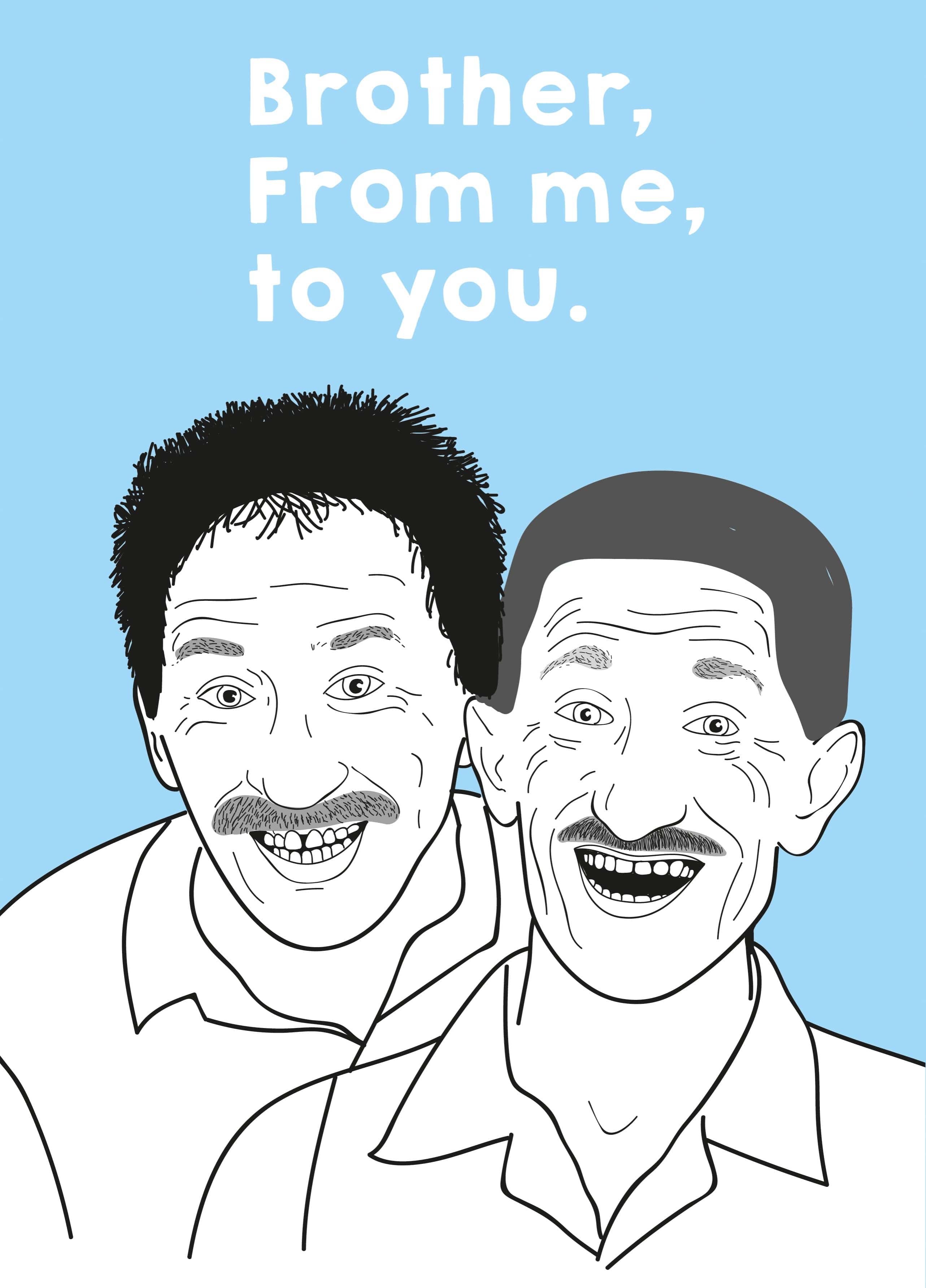 Funny Brother Birthday Cards – Scribbler Cards & Gifts