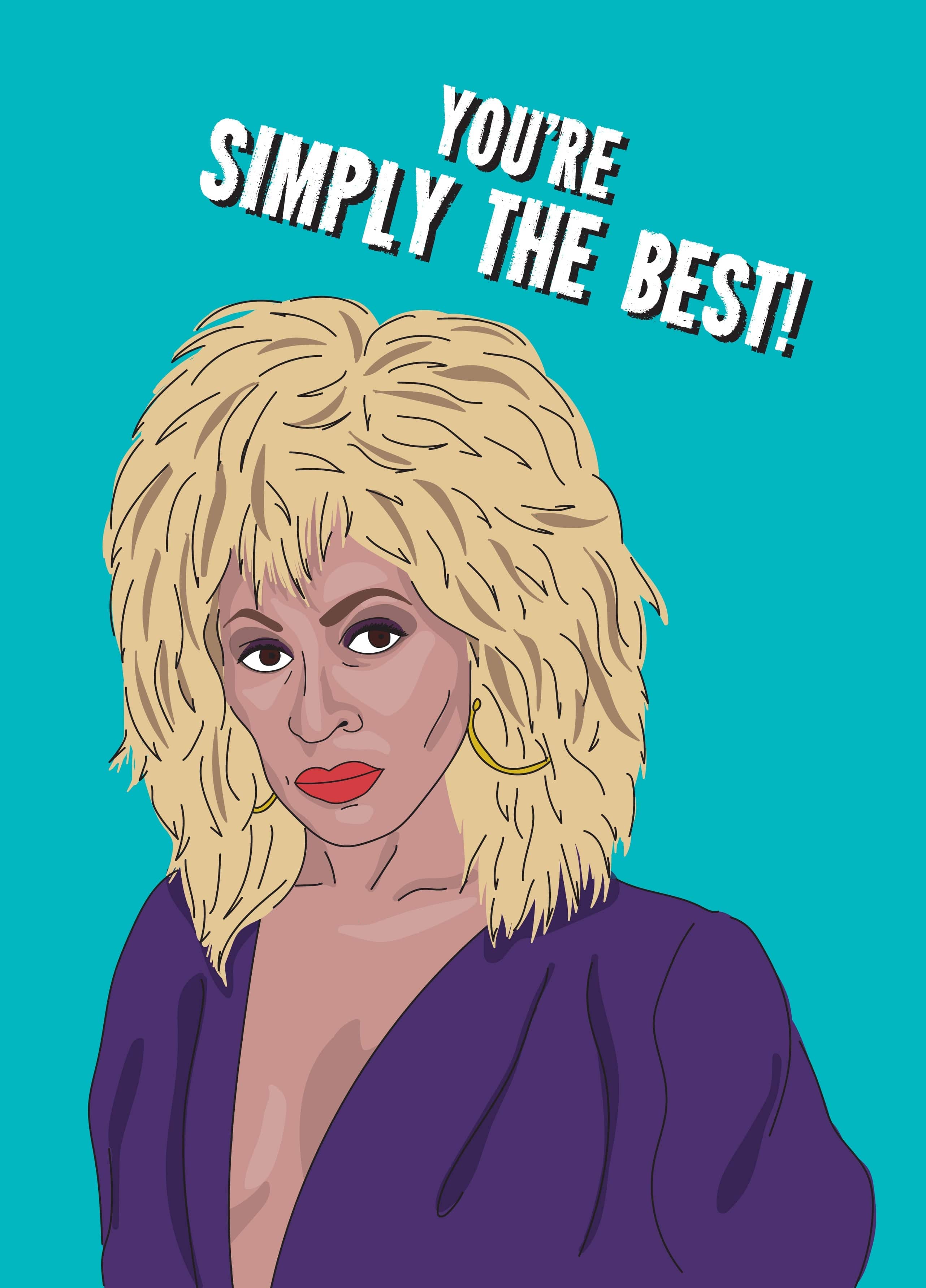 Simply The Best Card – Scribbler Cards & Gifts