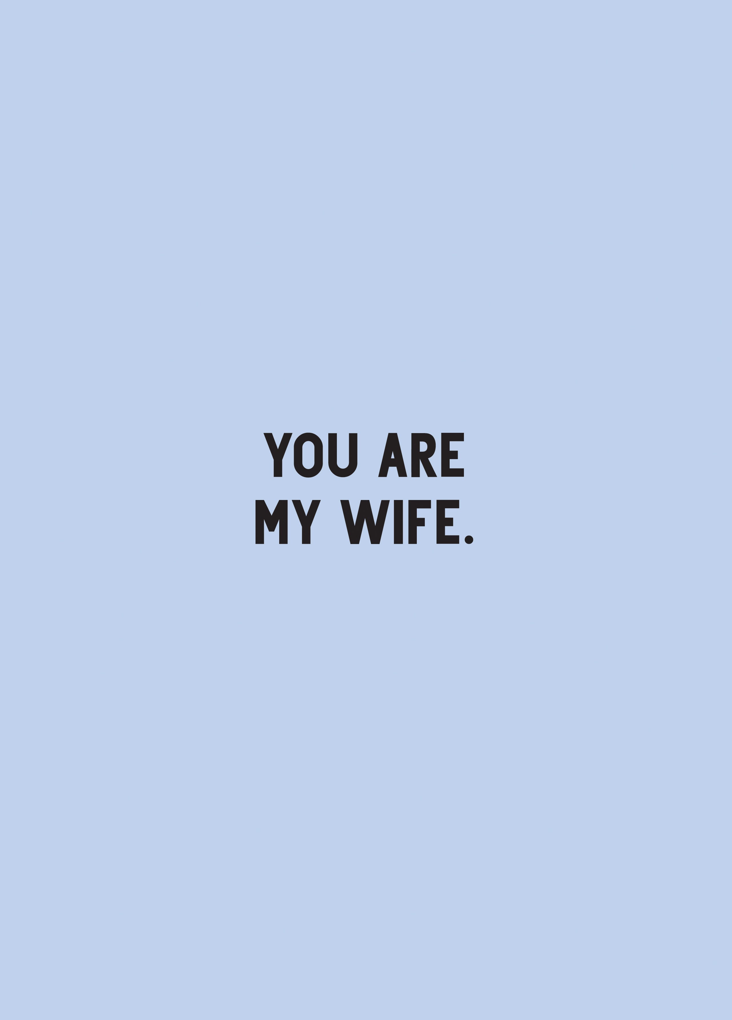 You Are My Wife Card – Scribbler Cards & Gifts