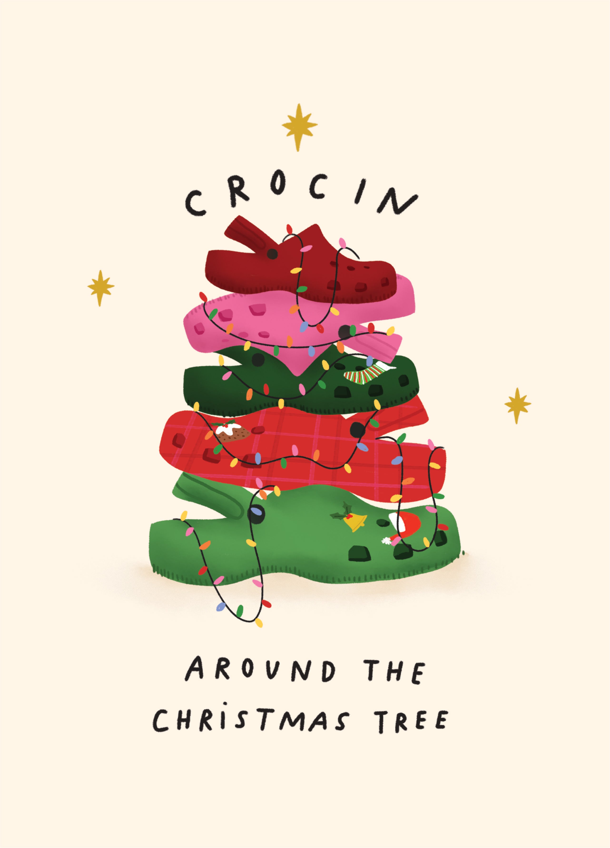 Crocin Around Christmas Card – Scribbler Cards & Gifts