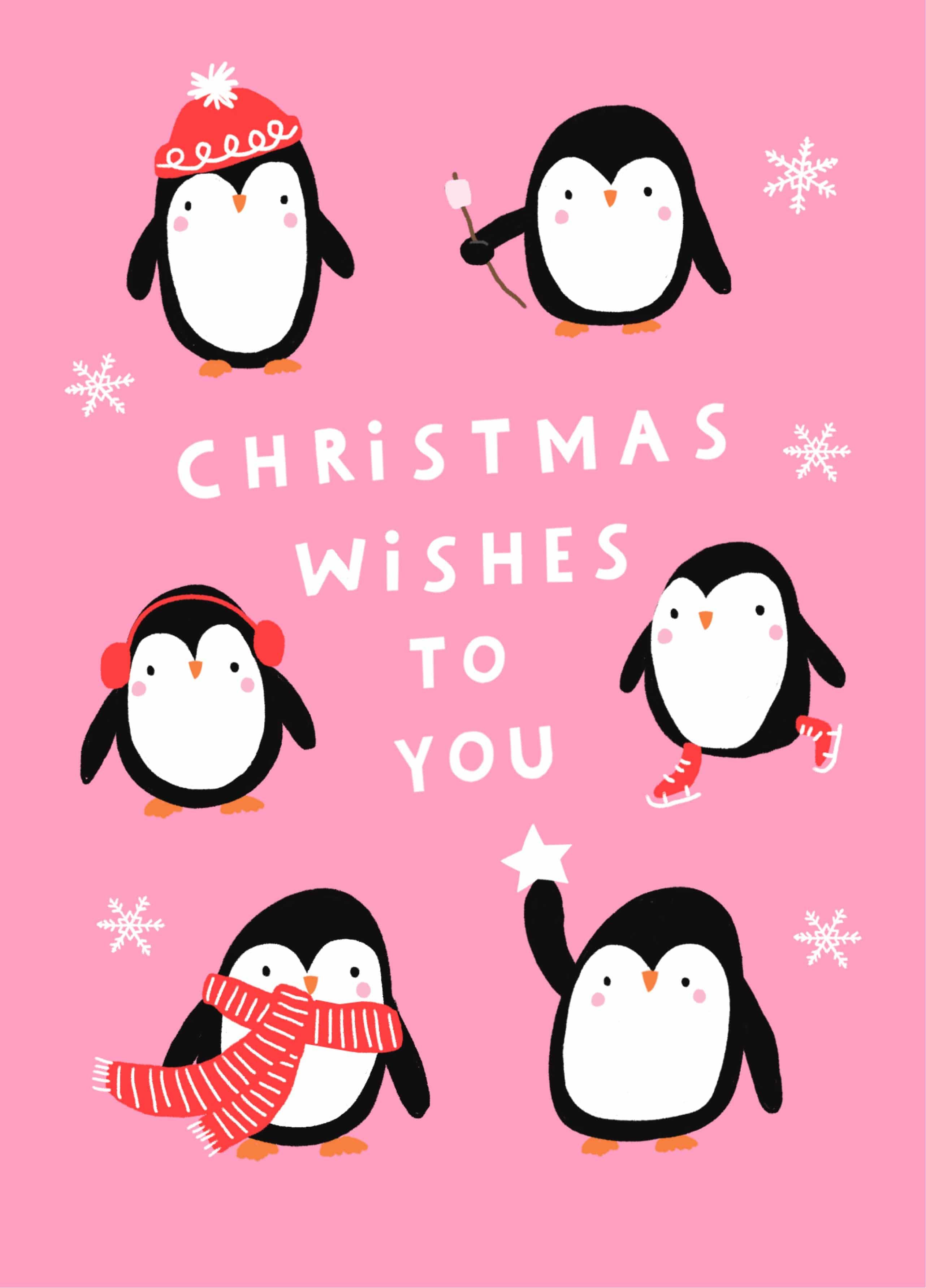 Mini Penguins Christmas Card – Scribbler Cards & Gifts