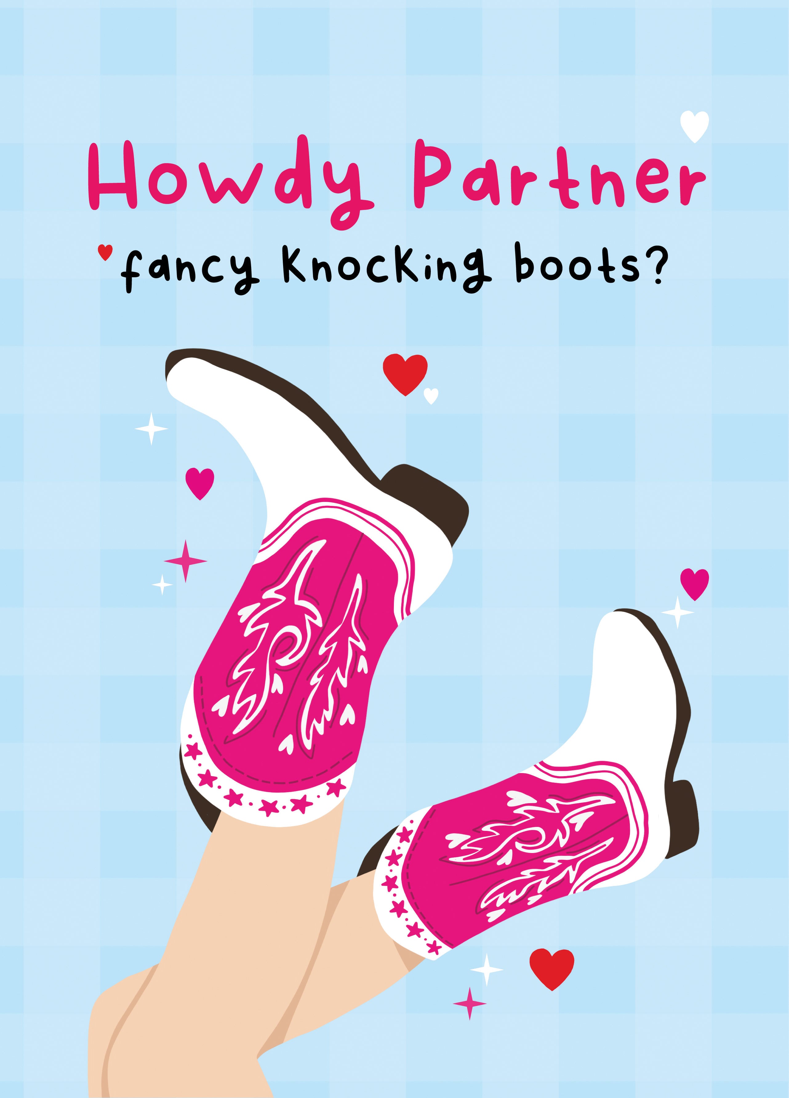 Knocking Boots Valentine's Card – Scribbler Cards & Gifts