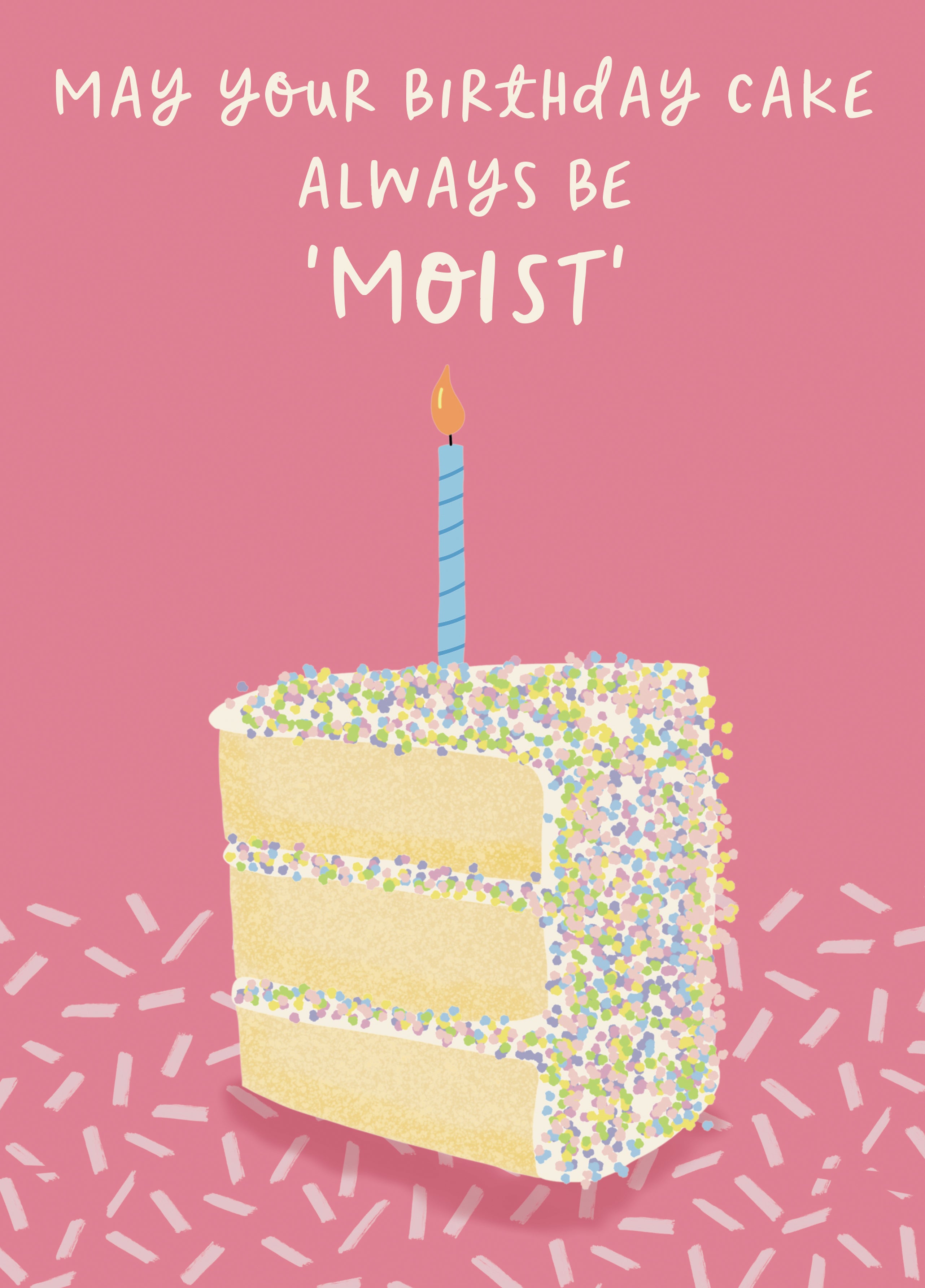Moist Birthday Cake Card – Scribbler Cards & Gifts