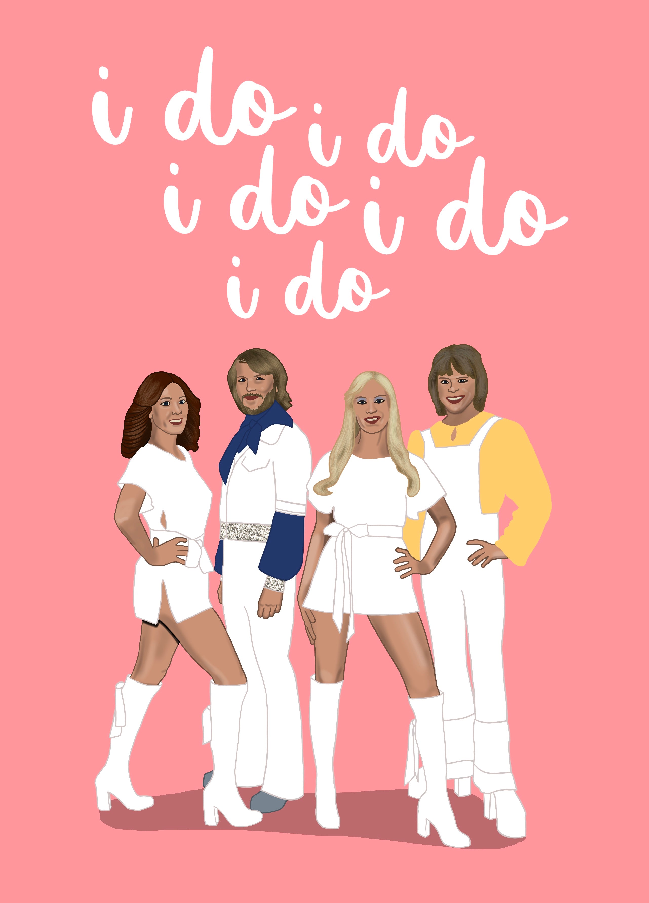 ABBA I Do Card – Scribbler Cards & Gifts