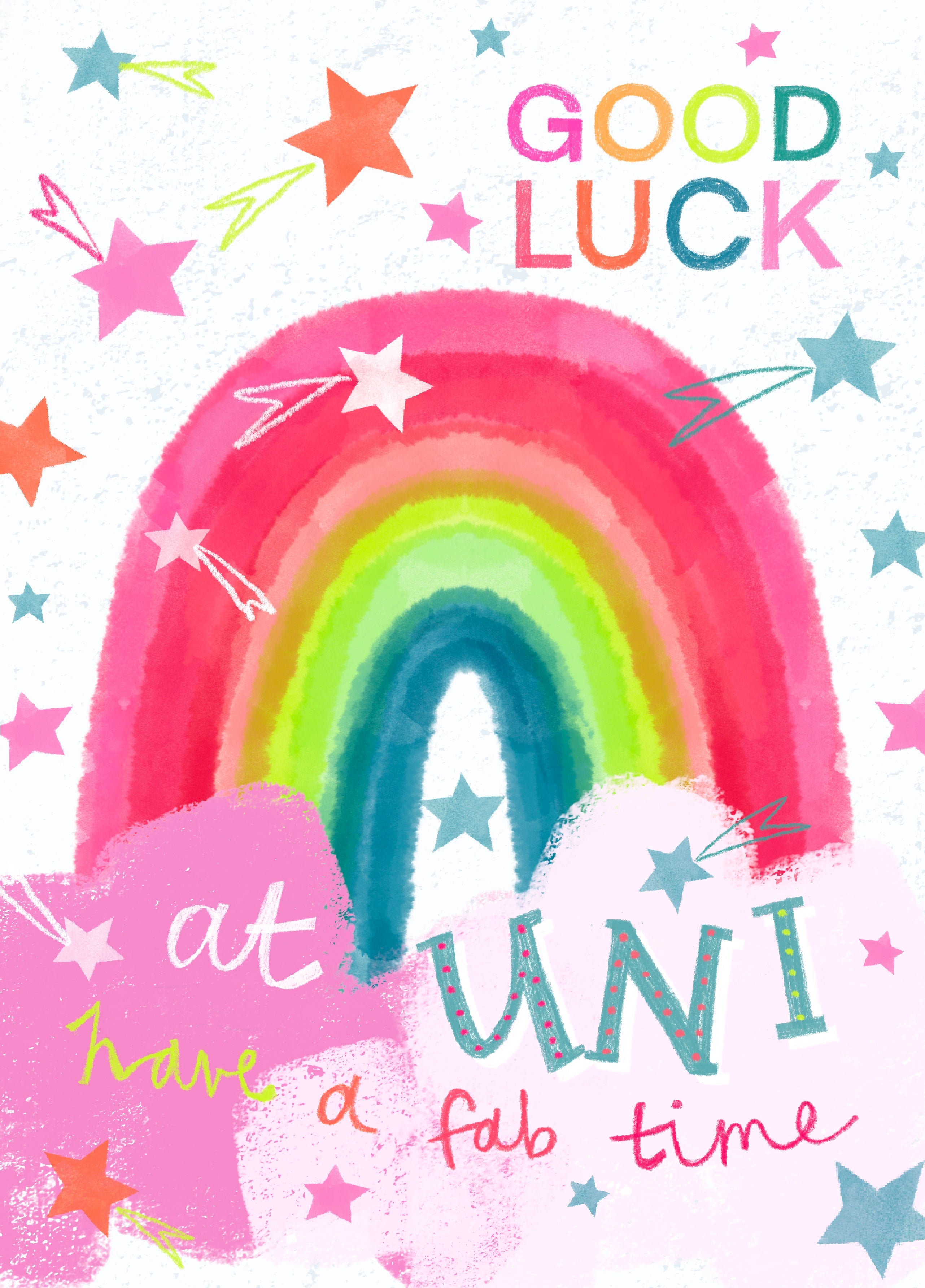 Good Luck At Uni - Have A Fab Time – Scribbler Cards & Gifts