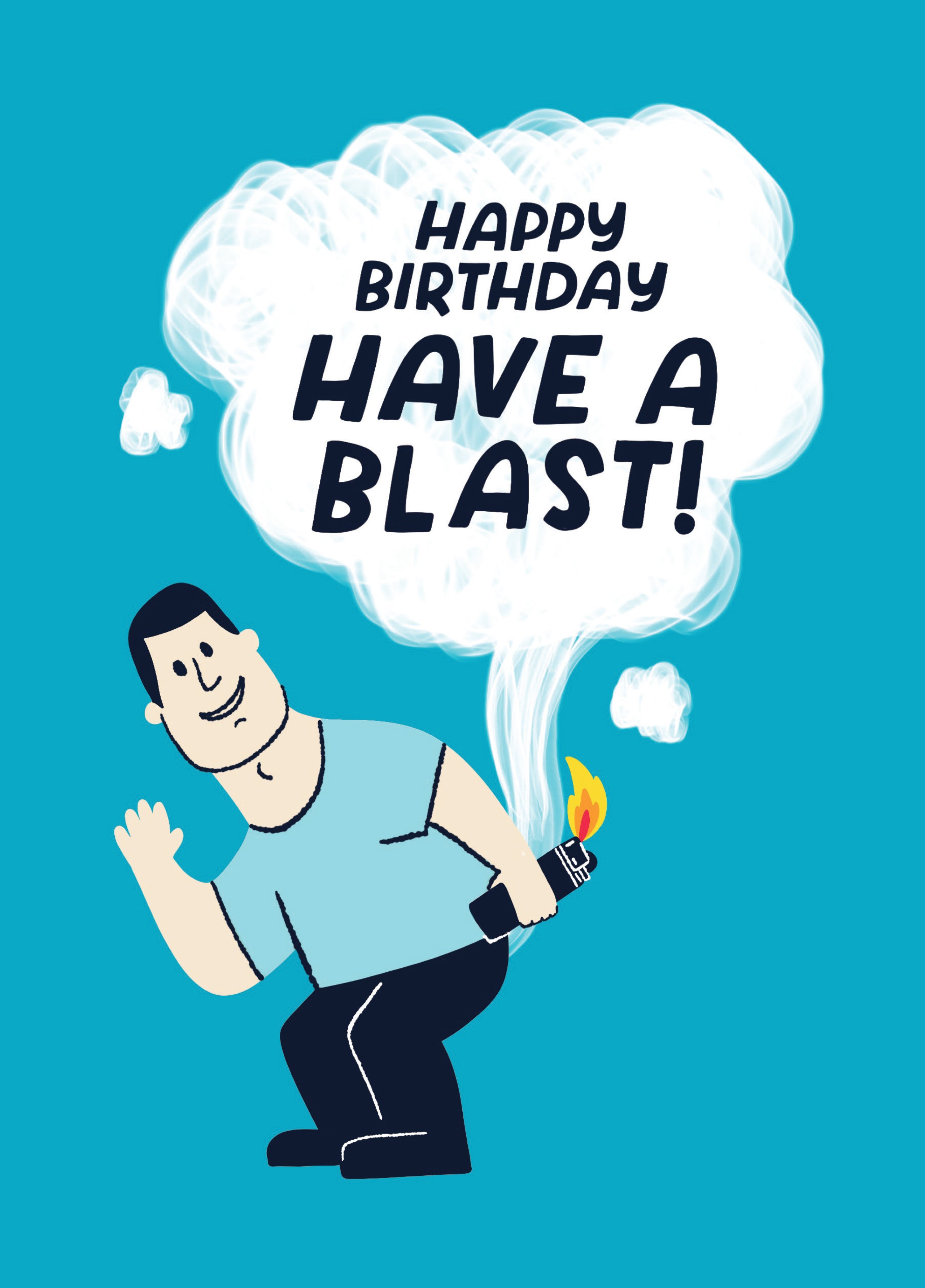 Have A Blast Birthday Card – Scribbler Cards & Gifts