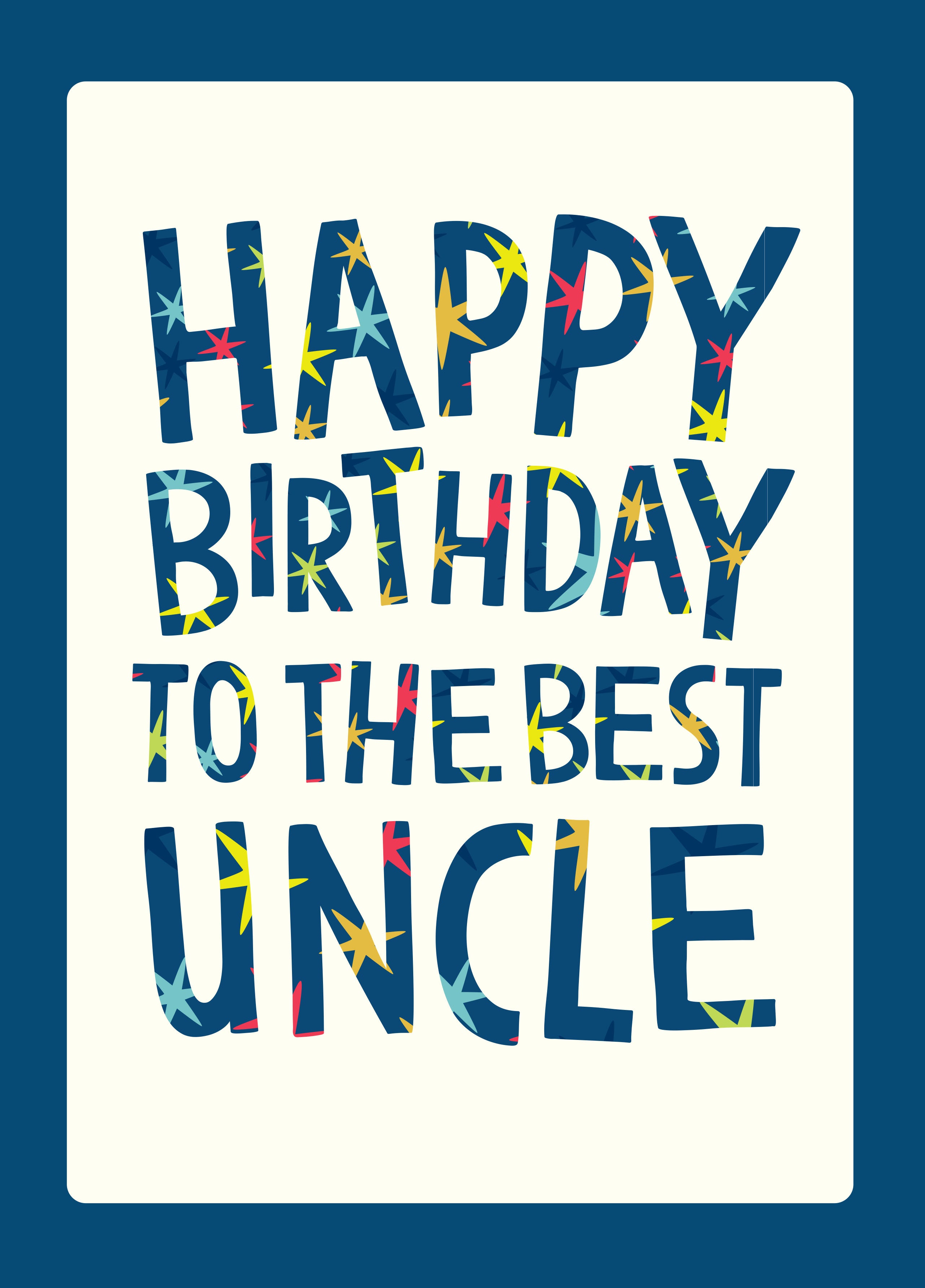 Uncle Birthday Card Funny Printable Cards