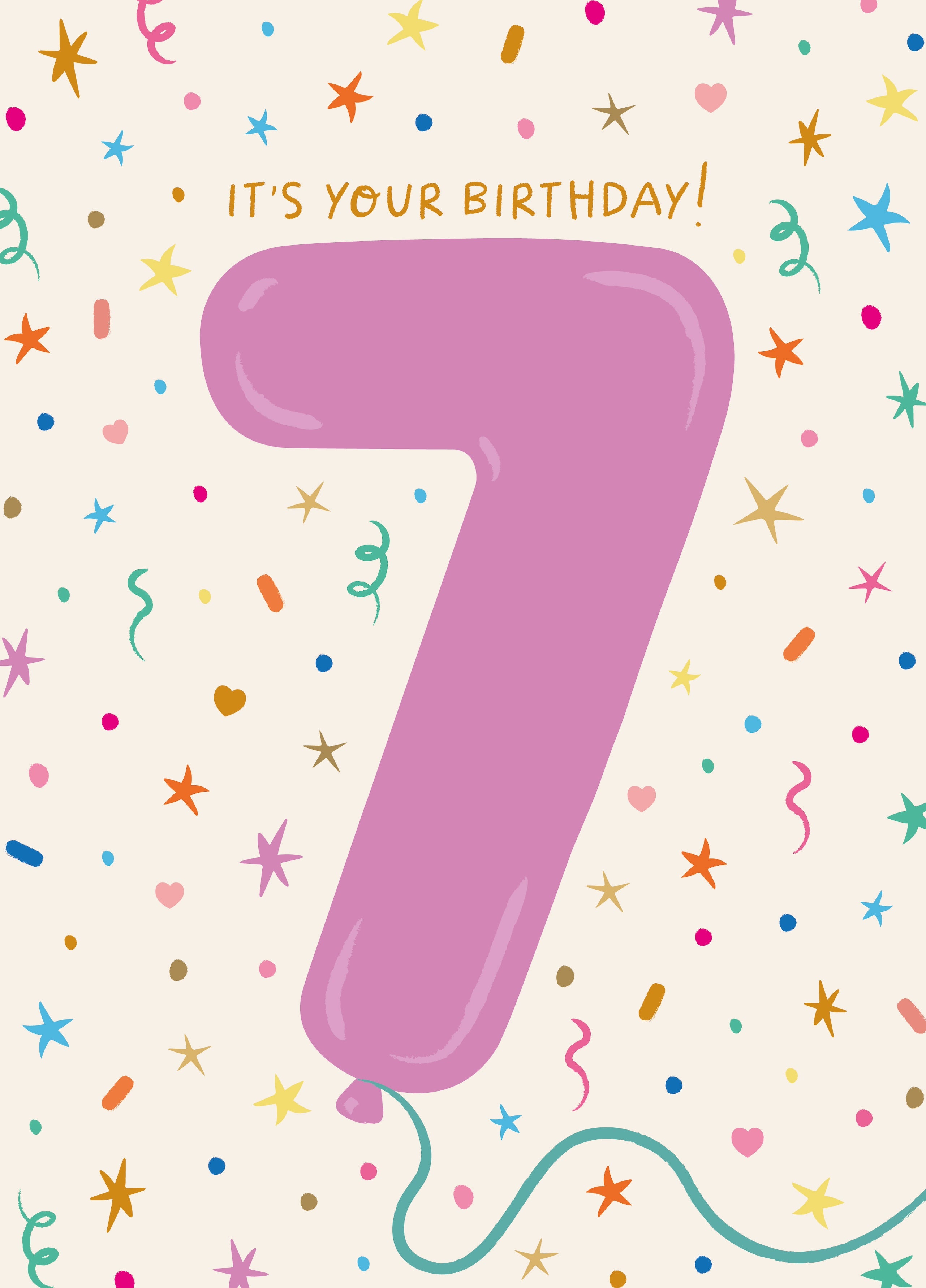 Happy 7 Years Birthday Girl! – Scribbler Cards & Gifts