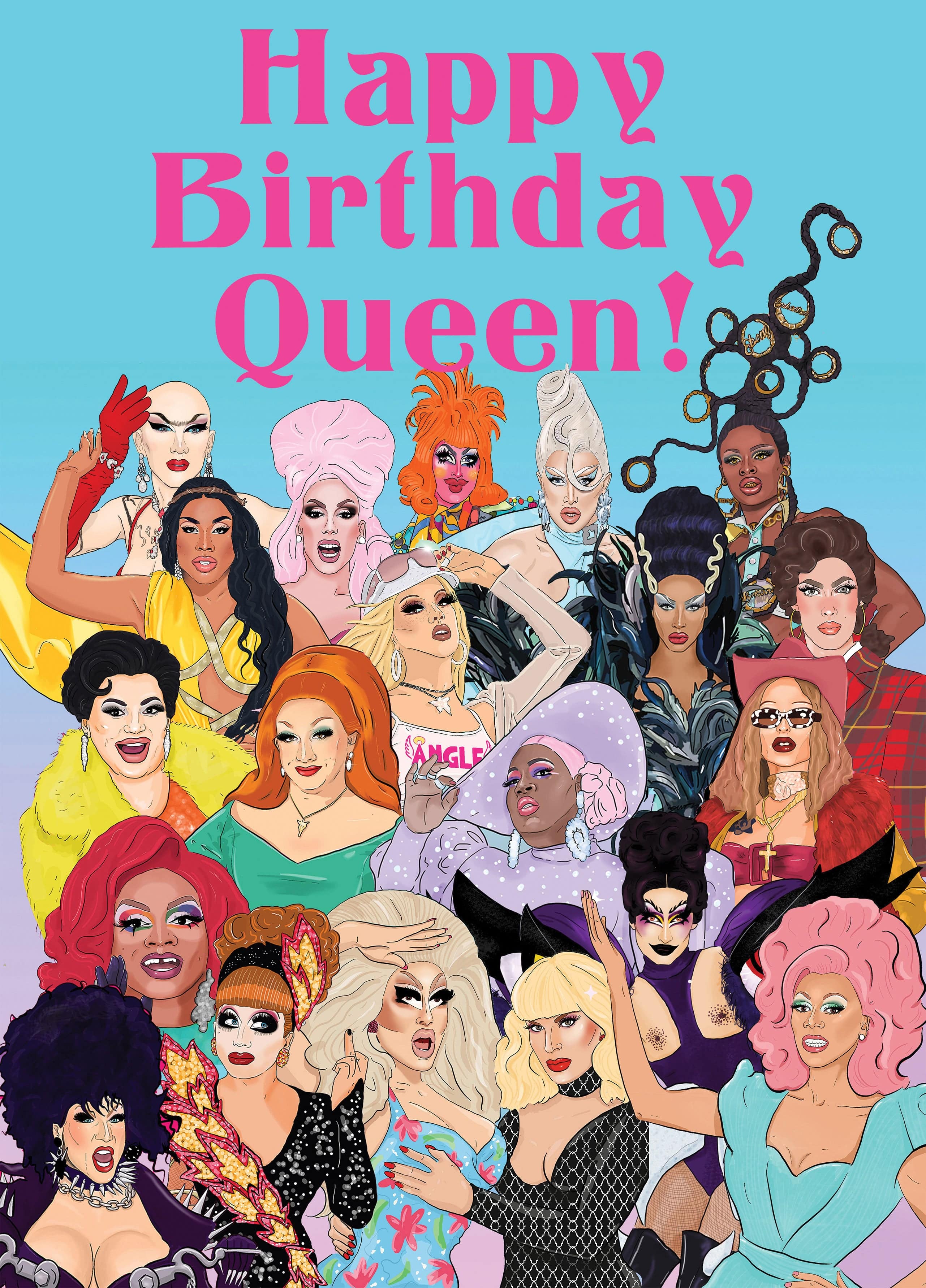 Happy Birthday Queen! Card – Scribbler Cards & Gifts