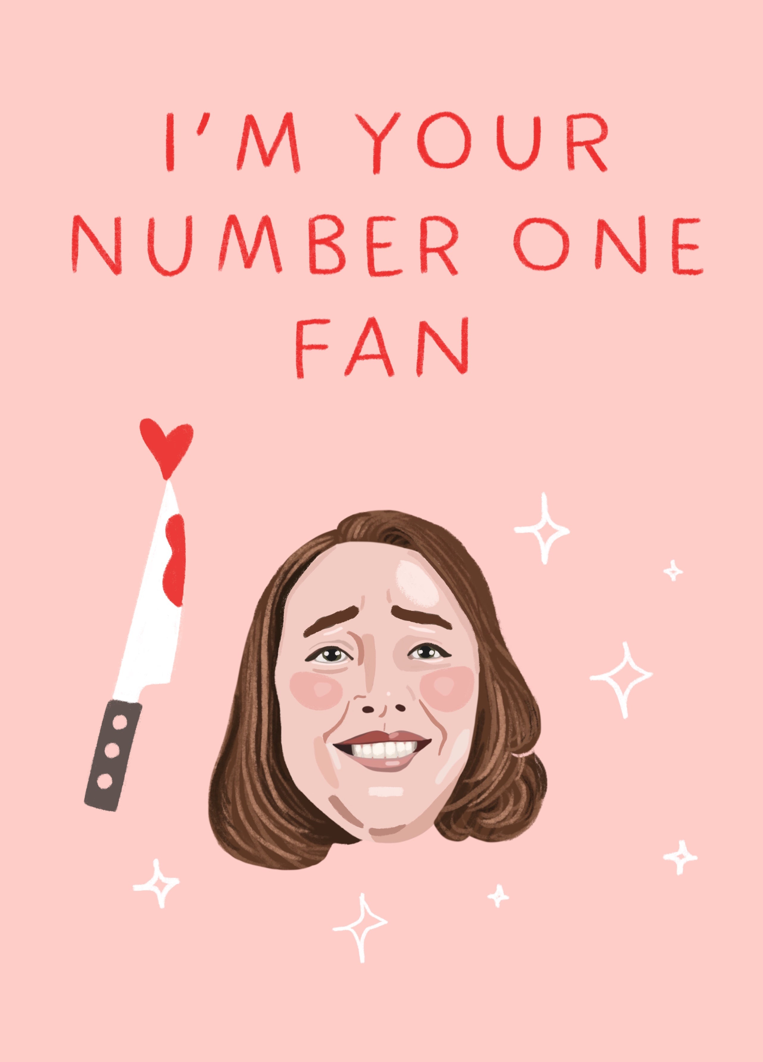 Misery Fan Card – Scribbler Cards & Gifts