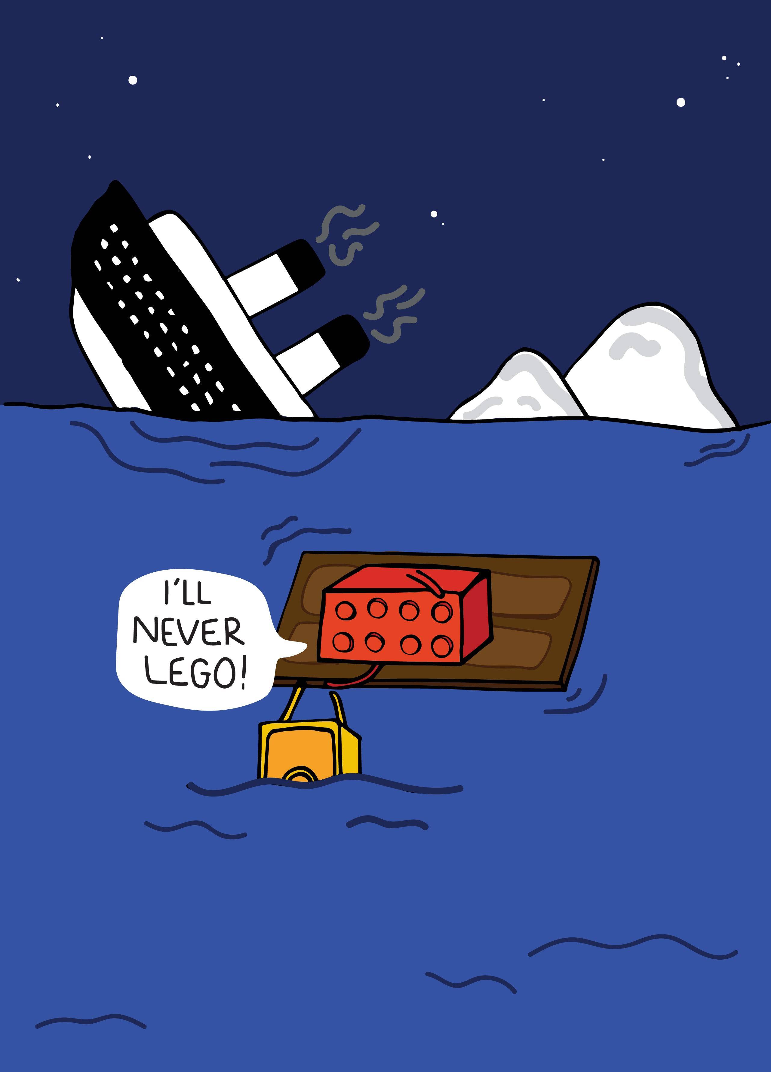 Never Lego Card – Scribbler Cards & Gifts