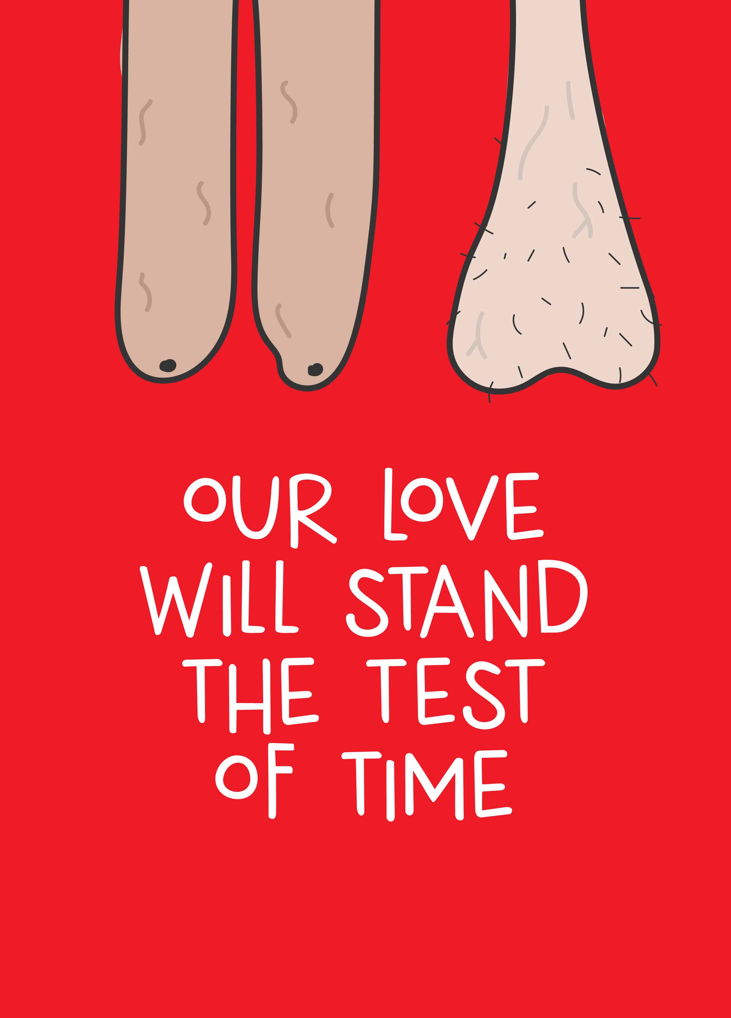 Our Love Will Stand The Test Of Time Card – Scribbler Cards & Gifts