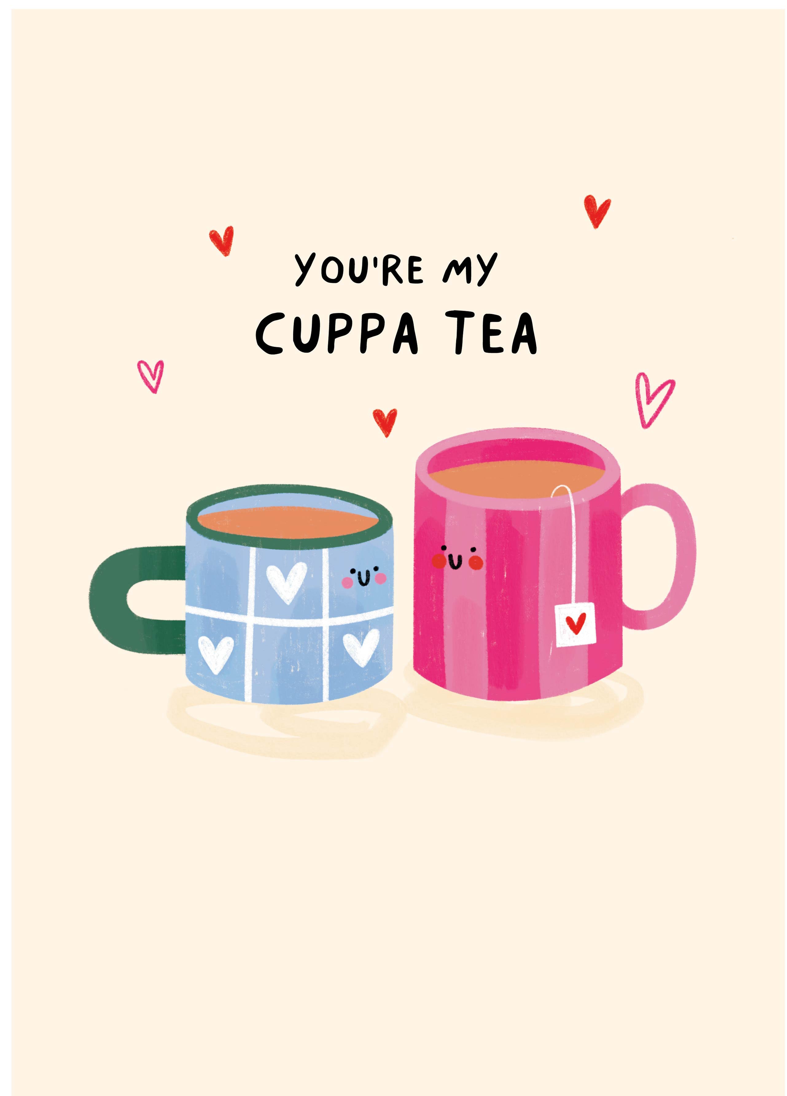 My Cuppa Tea Valentine's Card – Scribbler Cards & Gifts