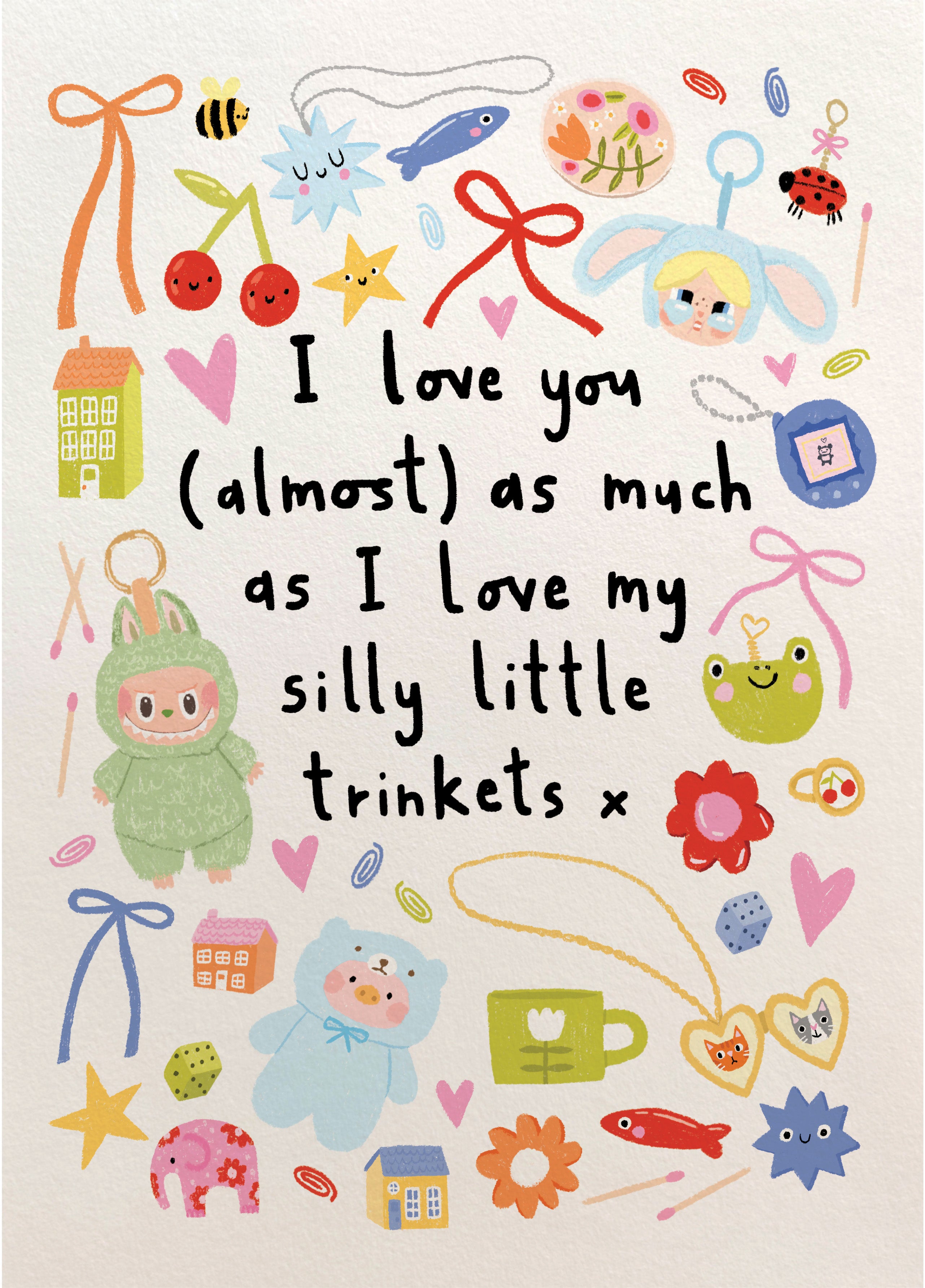 Silly Little Trinkets Valentine's Card – Scribbler Cards & Gifts