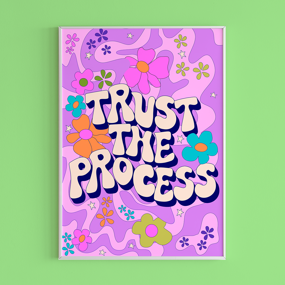 Trust The Process Art Print – Scribbler Cards & Gifts