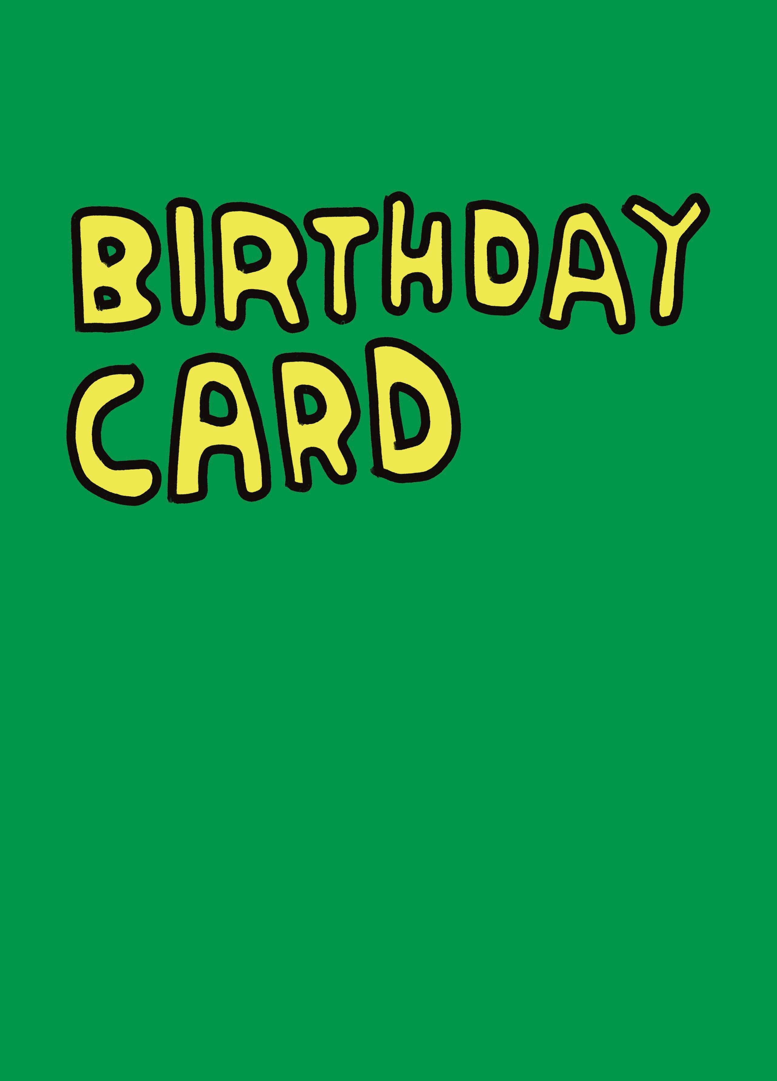 Zoe Bread Birthday Type Card – Scribbler Cards & Gifts