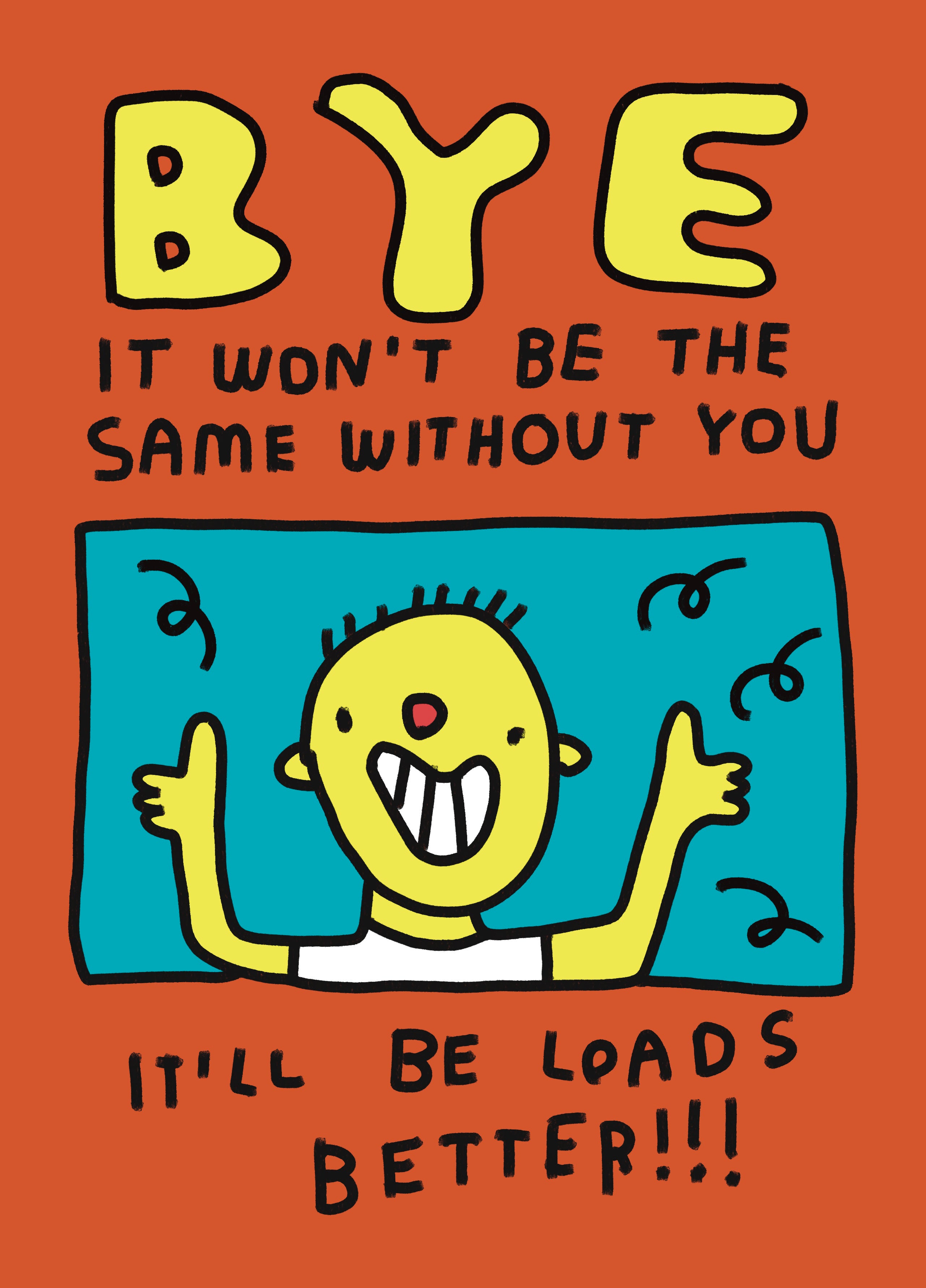 Zoe Bread Bye Card – Scribbler Cards & Gifts