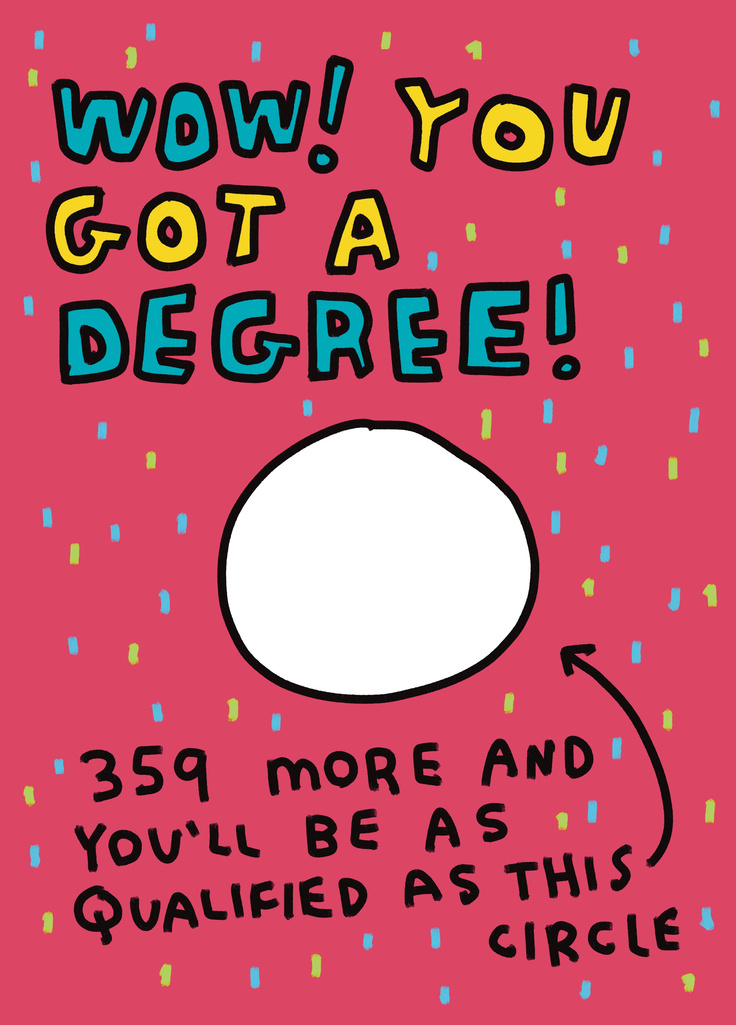 Zoe Bread You Got A Degree Card – Scribbler Cards & Gifts